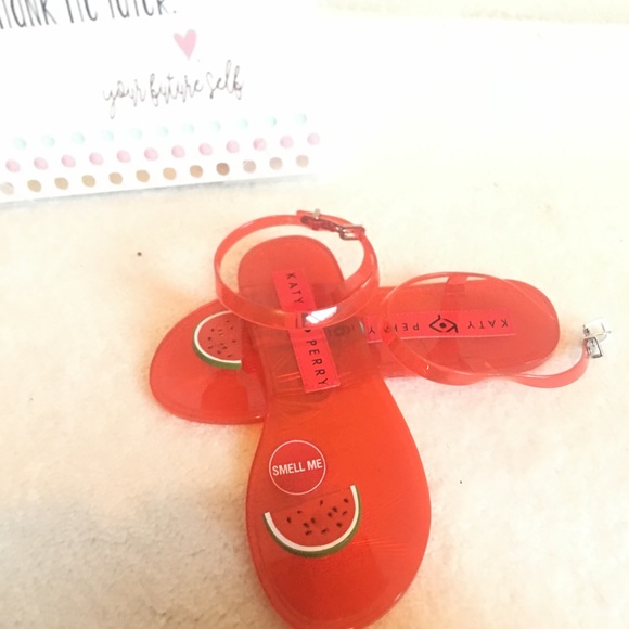 Katy Perry Collections | Shoes | New Katy Perry Watermelon Jelly Flip ...